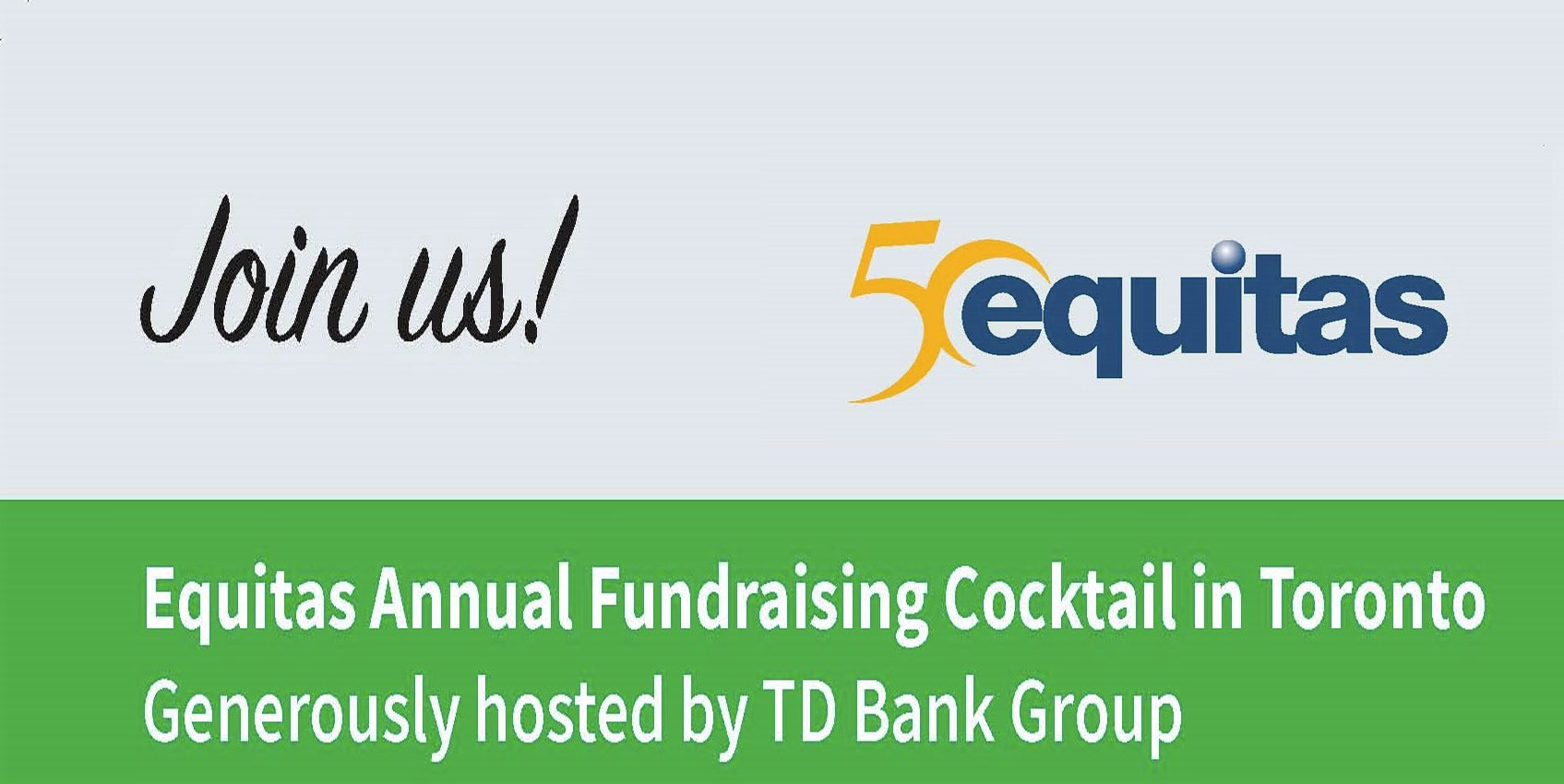 EQUITAS TORONTO COCKTAIL “KIDS BUILDING AN INCLUSIVE CANADA” – DEC. 5, 2016