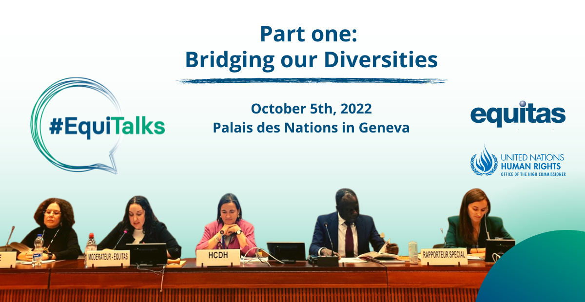 Part One of the EquiTalks: Bridging our Diversities | Equitas